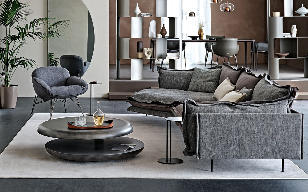 Cattelan Italia Yo-yo Brushed Coffee Table